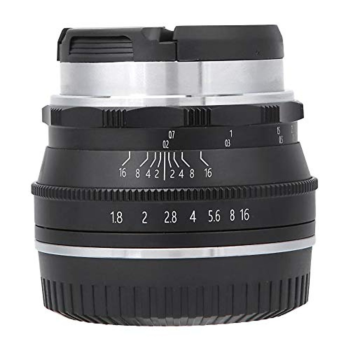 Camera Lens Portable Mirrorless Camera Lens 25mm F1.8 Multi-Layer Coating Mirrorless Camera Lens EF-M/EOSM Mount for Canon M2/M3/M5/M6/M10/M100/M50(Black)