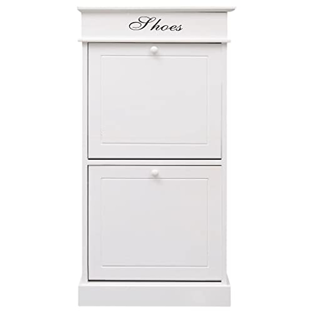 QJBSAVVA Shoe Cabinet White 19.7"x11"x38.6" Paulownia Wood,Shoe Change Bench Bookcase Shoe Rack for Closet Floor Suitable for doorways, Front Rooms, bedrooms