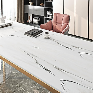 Livelynine Light Pink Marble Contact Paper Peel and Stick Countertops Waterproof Sticky Wallpaper for Bedroom Dresser Cover Top Renter Friendly Vinyl Countertop Contact Paper for Bathroom15.8X78.8