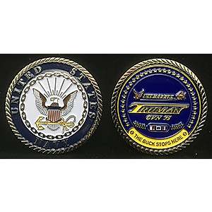 USS Harry S. Truman CVN 75 (Enlisted) Challenge Coin