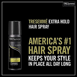 TRESemmé Tres Two Spray Extra Hold Hairspray, Extra-Firm Control, Strong Hold with Touchable Feel, Humidity Resistant, All Day Frizz Control, Pack of 4 – 1.5 oz each
