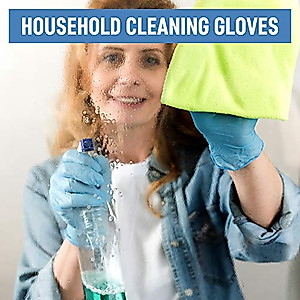 Powder Free Disposable Nitrile Gloves Large -1000 Pack Case, Blue -Medical Exam Gloves - Bulk Gloves Supply