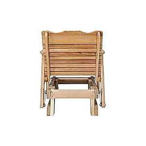 Kilmer Creek 2 Foot Natural Cedar Porch Glider, Amish Crafted