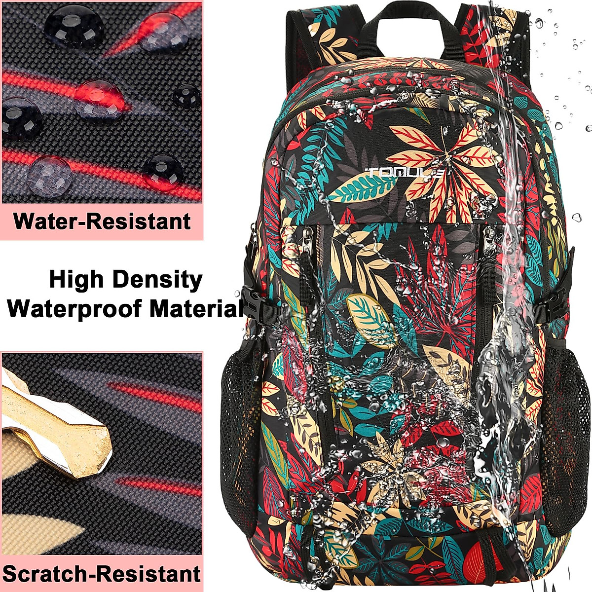 TOMULE Camping Hiking Daypacks, 40L Lightweight Packable Hiking Backpack Travel Backpack for Women Men