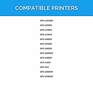 LD Products Compatible Ink Cartridge Replacement for Brother LC103 High Yield (1 Black, 1 Cyan, 1 Magenta, 1 Yellow, 4-Pack)