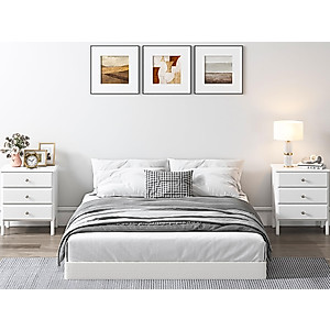 QEROMY Queen Box Spring - 5 Inch Low Profile Box Spring for Queen Bed, Sturdy Metal Frame Mattress Foundation, Easy Assembly, Quiet & Noise-Free