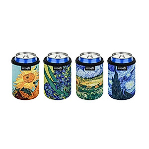 CM Soft Neoprene Standard Beverage Can Sleeves Insulators Regular Standard Can Covers for Standard 12 Fluid Ounce Drink & Beer Cans