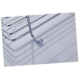 Amosfun Shower Tea Bag Holder Dish Pantry Closet for Kitchen Hindu Gods Statues Bathroom Oragnizer Green Tin Containers Seashell Flower Pot Kitchen Storage Pantry Suction Shelf