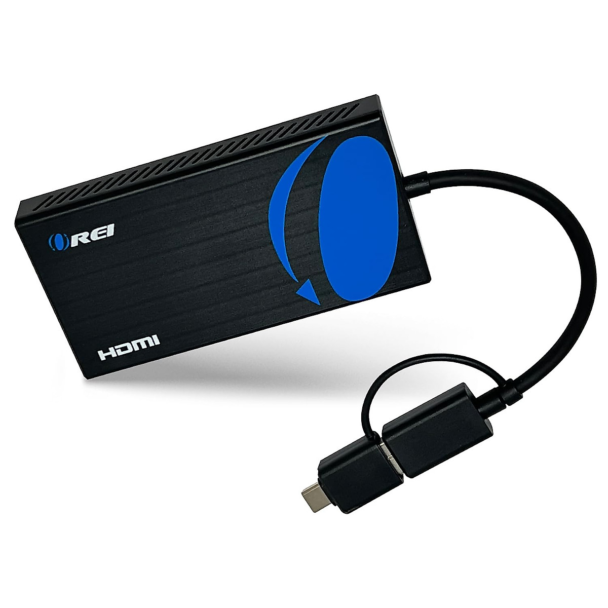 OREI SplitExtend HDMI Splitter Extended Display for Dual Monitor - Multi-Monitor Display 3 Separate Screens - USB A & USB-C Adapter to HDMI 2.0, 4K@30Hz Output 1, 1080p Output 2 for Windows, Mac OS G