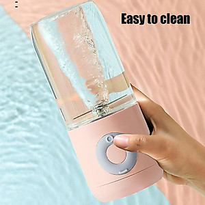 500ml Blender For Shakes And Smoothies,Personal Blender USB Rechargeable With 6 Blades,Portable Blender For Fresh Juice,Small USB Fast Personal Juicer,Juice Blender Cup For Shake,Fruit,Travel