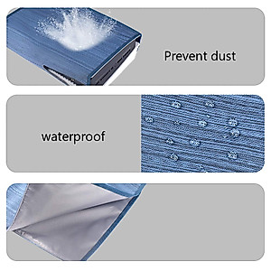 SHIYETA Dust Cover Soft Thick Cover Sleeve for Playstation 5 Console Digital Edition & Regular Edition, Anti Scratch Waterproof Cover Sleeve -Easy Access Cable Port (Blue)