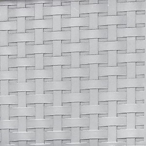 3 Drawer Weave Storage Tower Set of 2, Plastic Decorative Drawers to Organize Clothes in Bedroom with Gray Drawers