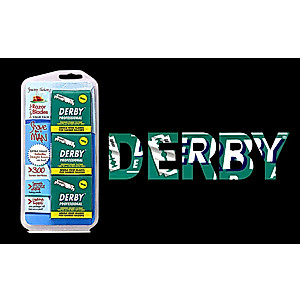 300 Derby Professional Single Edge Razor Blades comes with free Shaving Factory Straight Razor