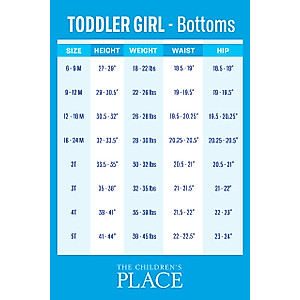 The Children's Place Baby Girls and Toddler Girls Chino Shorts, Black/Sandy/Tidal, 5T