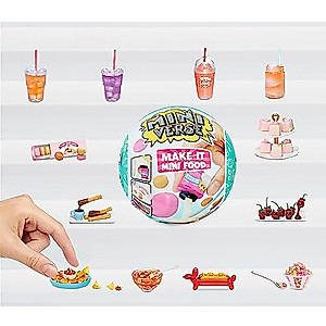 MGA's Miniverse Make It Mini Food Cafe Series 2 Mini Collectibles, Mystery Blind Packaging, DIY, Resin Play, Replica Food, NOT Edible, Collectors, 8+