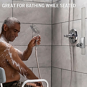 Waterpik Magnetic Slide Strip Accessory Kit, Chrome - For Handheld Shower Heads (not included) - Height Adjustable