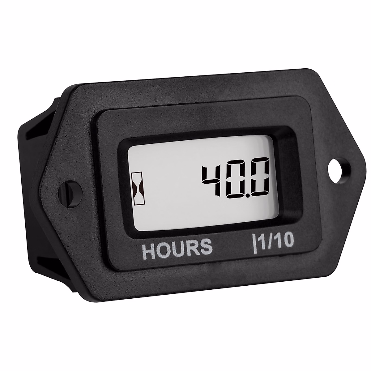Runleader Digital Hours Counter,AC/DC 5V to 277V for Garden Tractor Generator Scooter Club Car Forklift Leaf Trimmer etc.