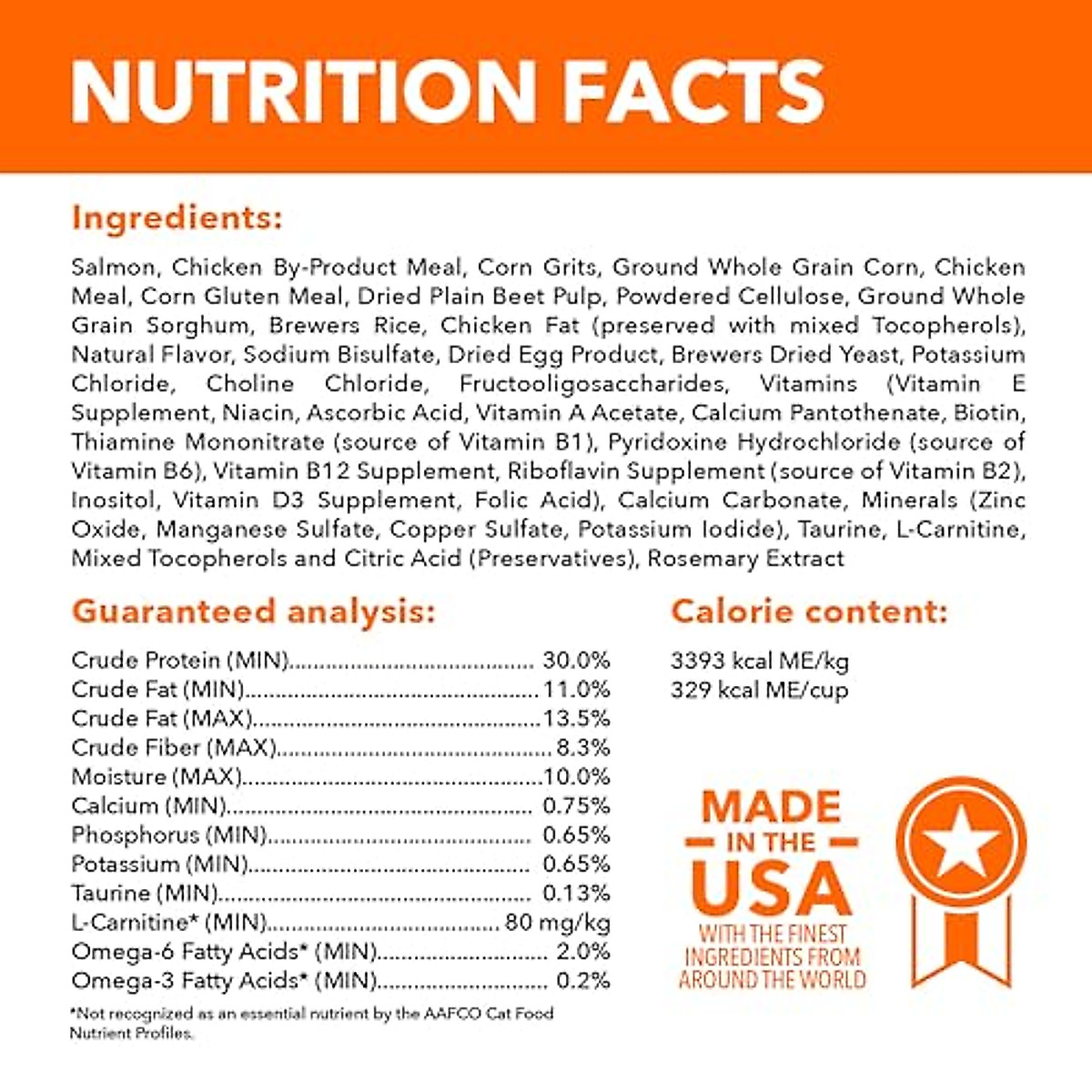 IAMS Proactive Health Adult Indoor Weight & Hairball Care Dry Cat Food with Salmon, 7 lb. Bag