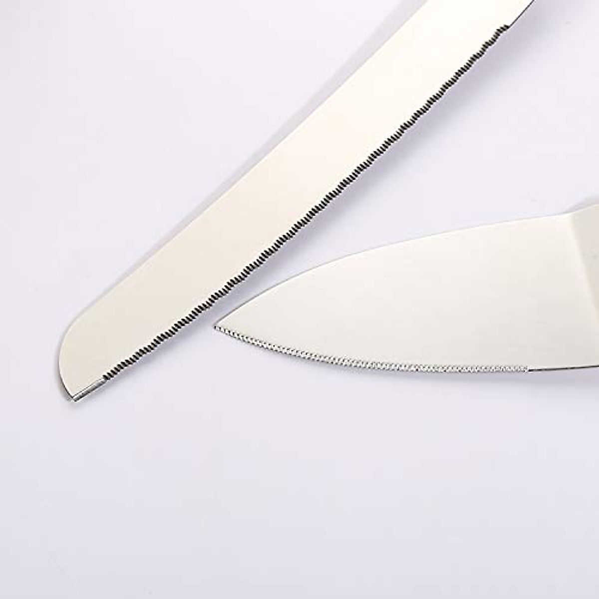 TANG SONG Vintage Style Wedding Cake Knife and Serving Set Wedding Cake Knife (Set of 2)