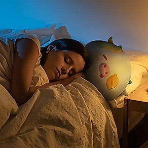 Mewaii 14 Inch Mushroom Plush, Cute Lemon Cow Plush Pillow Soft Plushies Squishy Throw Pillow, Kawaii Lemon Cow Stuffed Animals Kawaii Plush Toys Decoration Gift for Girls Boys