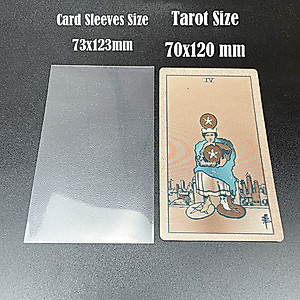 80 PCS/Lot Acid Free Premium Matte Clear Back Tarot Cards Sleeves 73x123mm Oracle Deck Board Game Cards Protector Cover Shield
