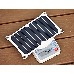 Solarpad Pro | 5 Watt 4.3 Ounce Lightweight USB Phone Solar Charger Designed for Ultra Light Backpacking, Thru Hiking, and Touring