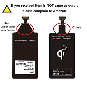 Wireless Charging Receiver Charger Adapter for LG Stylo 5 4 G5 V20 K31 Samsung Galaxy A71 A70 A20 A10 J7 Google Pixel 2 XL Essential Phone Moto G7 Z2 Force Play G6 Plus HTC USB Type C Android Charge