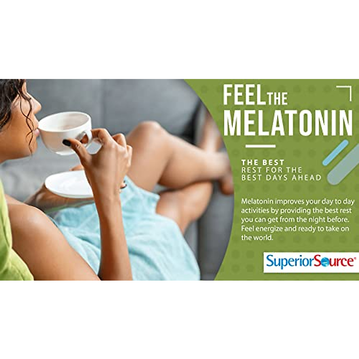 Superior Source Melatonin 1 mg, Under The Tongue Quick Dissolve Sublingual Tablets, 100 Ct, with Chamomile, Natural Sleep Support, Sublingual Melatonin, for Adults, Non-GMO