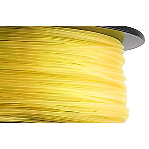 HATCHBOX PLA 3D Printer Filament, Dimensional Accuracy +/- 0.03 mm, 1 kg Spool, 1.75 mm, Transparent Yellow
