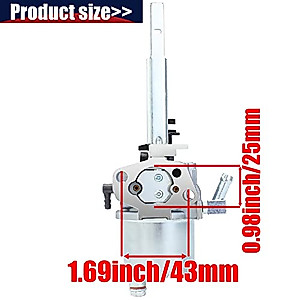 QAZAKY Carburetor Compatible with Ariens 20001027 20001086 20001368 20001369 LCT 03121 03122 13141 13142 L13 SKSN0312.1 2 136cc 208cc Poulan Pro 436565 585020402 532436565 Snow Blower Thrower