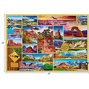 RoseArt - Kodak - US National Parks - 1500 Piece Jigsaw Puzzle for Adults