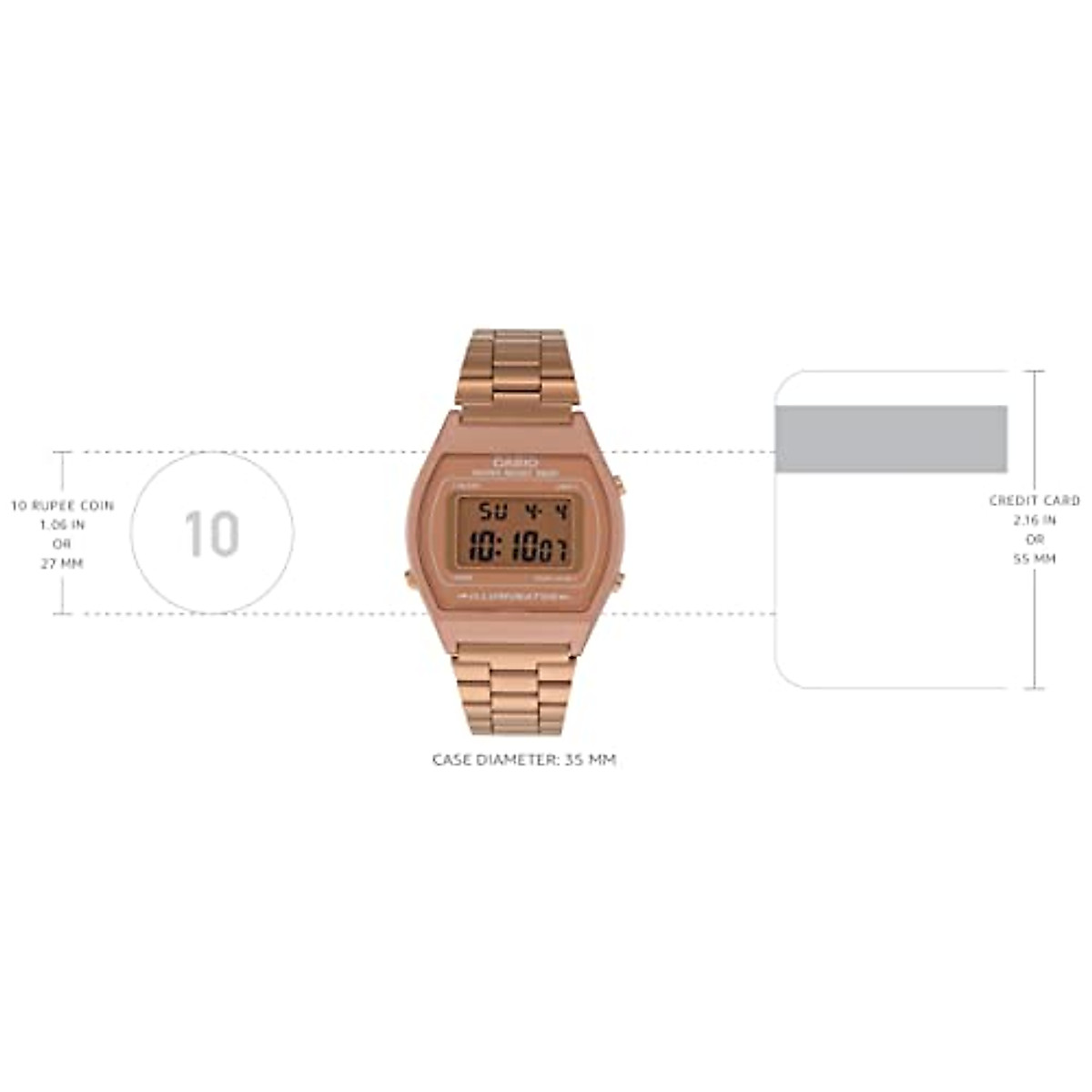 Casio Women's B640WC-5AEF Retro Digital Watch