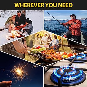 Electric Lighters Waterproof Gifts for Men: 360 Flexible USB Plasma Arc Camping Lighter - Christmas Stocking Stuffers for Adults Him Dad Husband Birthday Flameless Outdoor Grill Hunting Survival Gear