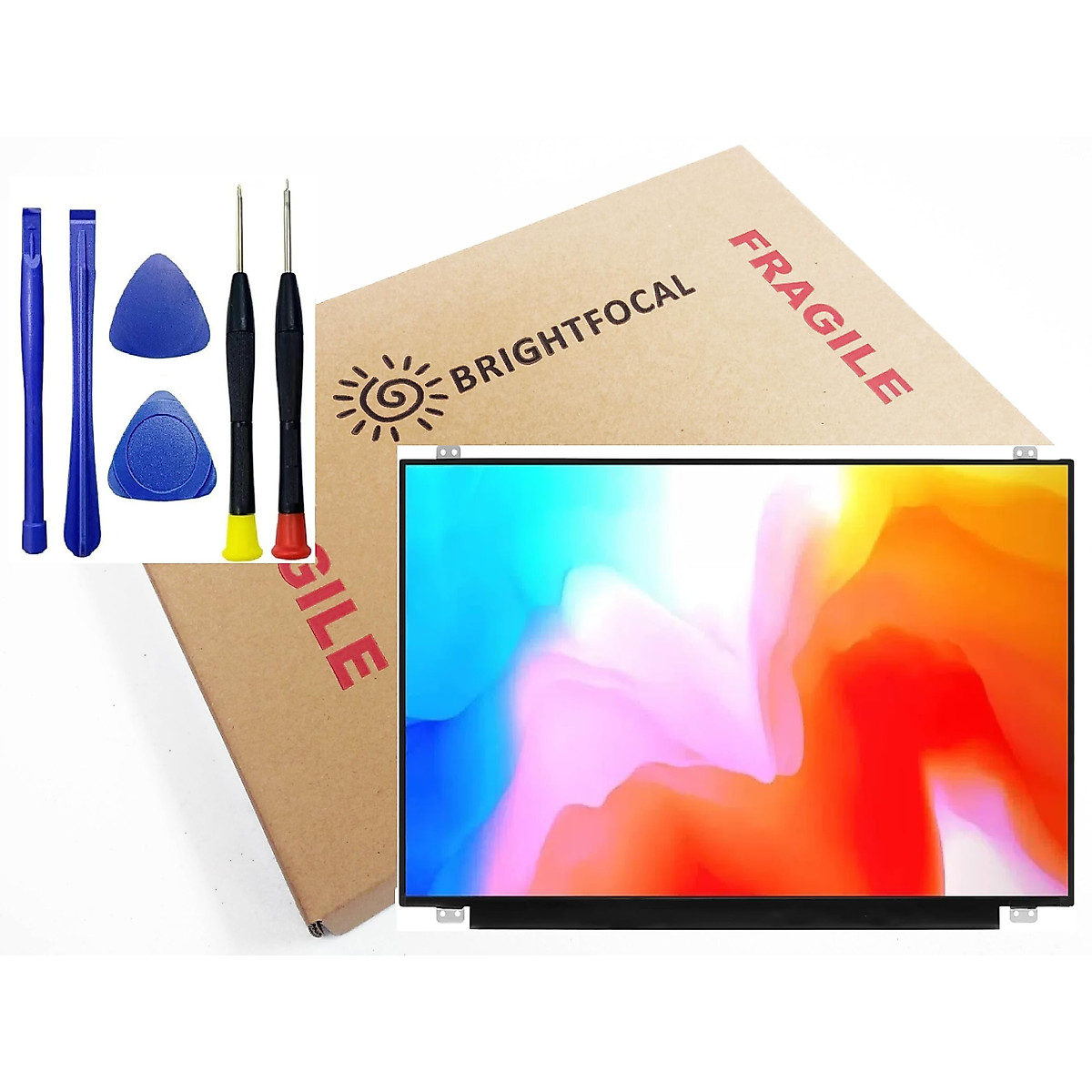 BRIGHTFOCAL New Screen Replacement for HP Pavilion 15-CC563ST 15.6 FHD Full-HD IPS Non-Touch 1920 x 1080 1080p Slim LCD LED Display with Tool