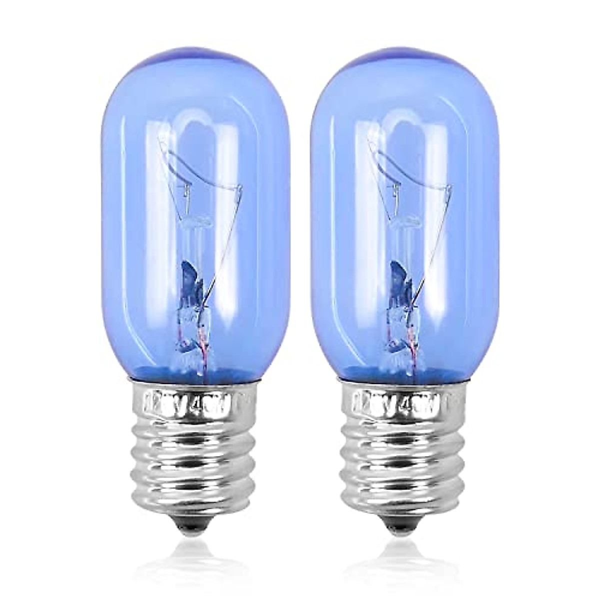 2 Pcs Refrigerator Light Bulb Fit for Frigidaire Kenmore Electrolux Gibson Crosley Kelvinator Kenmore Elite Pro etc Replace 297048600 241552802 AH976993 EA976993 AP3770086 1056577, 110V-130V T8 40W