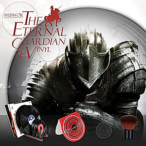 NUSWOR Vinyl Record Cleaning Supporting Drying Rack, CD and Album Display/Storage Holder, Wenge Wood Stand That can Stack up 36 Discs of 7" 10''12", Practical LP Organizer/Turntable Accessories