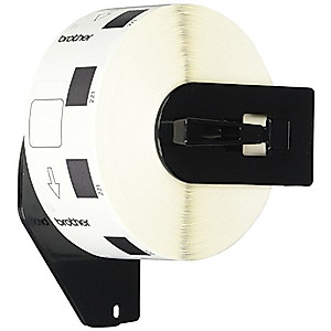 Brother DK1221 Square Paper Labels, 1000 Labels , White
