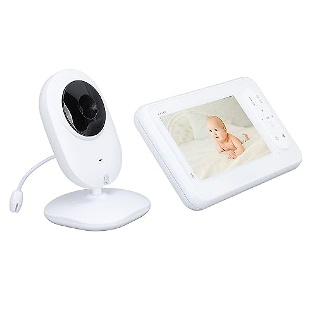 Aoutecen Baby Monitor Camera, Video Baby Monitor 2 Way Talk ABS for Gift (US Plug 110V)