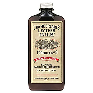 Chamberlains Leather Milk Saddle Tack Salve Conditioner Formula No. 8, 12 Ounce