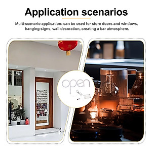 Homoyoyo LED Neon Open Sign Decorative Neon Lamp Festival Holiday Neon Light Decoration
