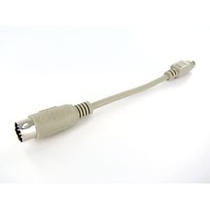 5-Pin DIN-Male AT to 6-Pin Mini DIN-Female PS/2 Keyboard Adapter PS2 KB-ATM-PS2F-6I
