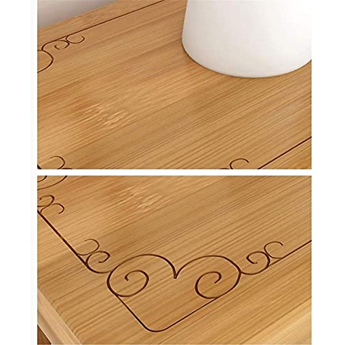 llibnn Bamboo Shoe Storage Bench Space Saving 2-Tier Standing Shoe Shelf Organiser Stand for Boots High Heels Sneakers