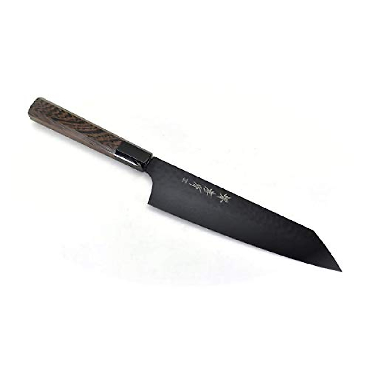 Sakai Takayuki/KUROKAGE Series VG-10 Hammered Kengata Gyuto(Chef's Knife) 190 mm/7.5" Black