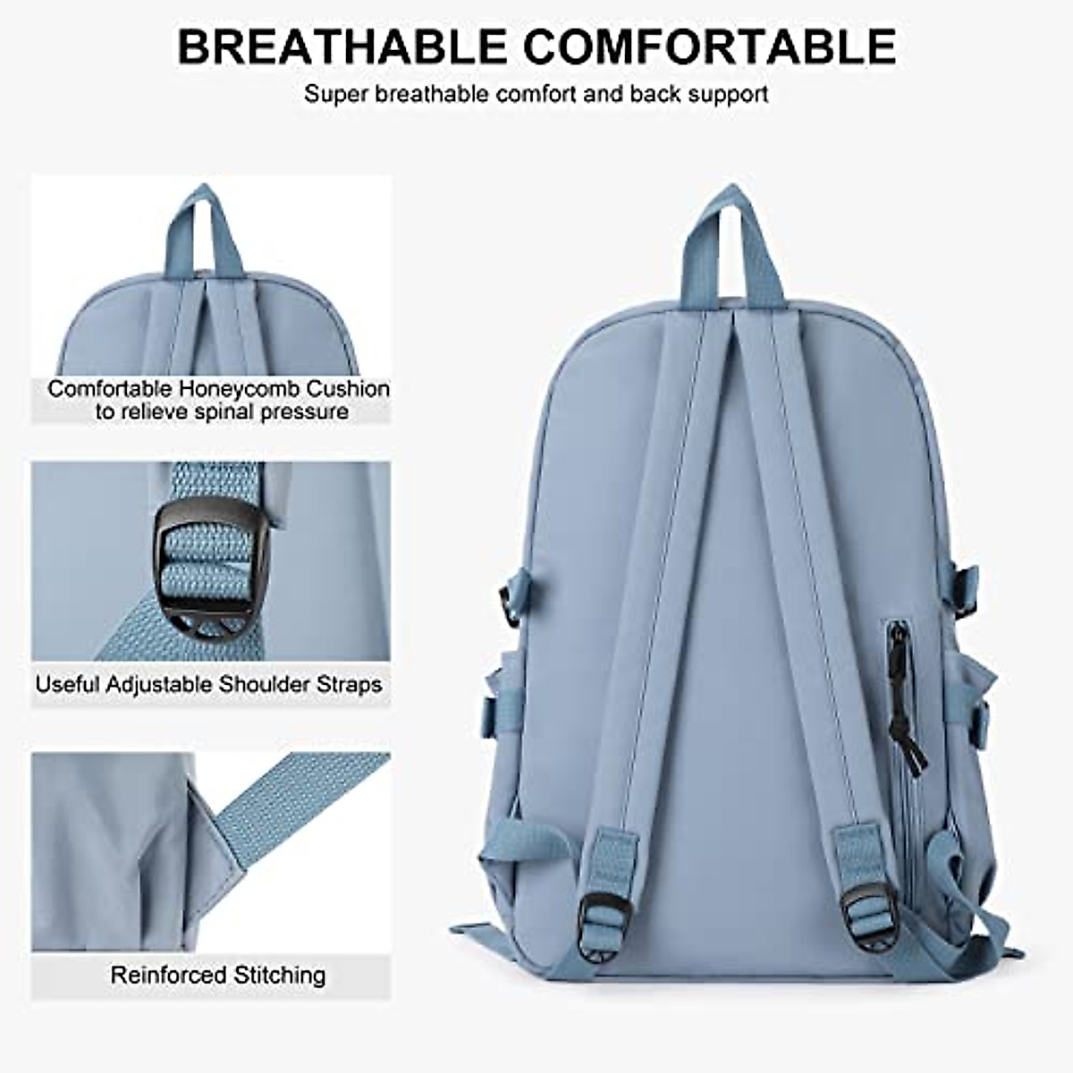 Backpack for Women Lightweight Durable BackpackTravel Rucksack Casual Daypack For Men Women Fit 14 Inch Laptop Backpacks