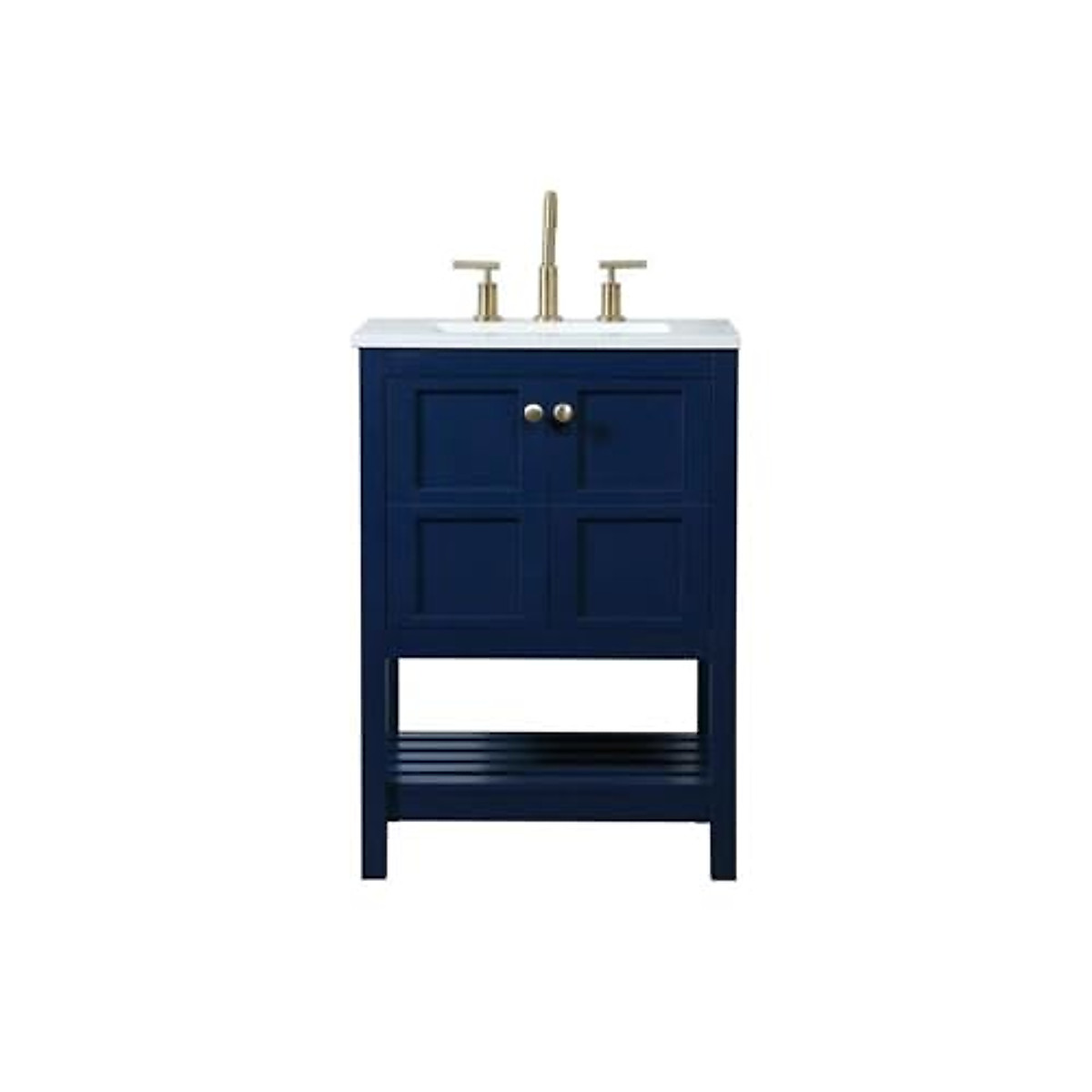 Elegant Kitchen and Bath 24 inch Single Bathroom Vanity Cabinet - Blue