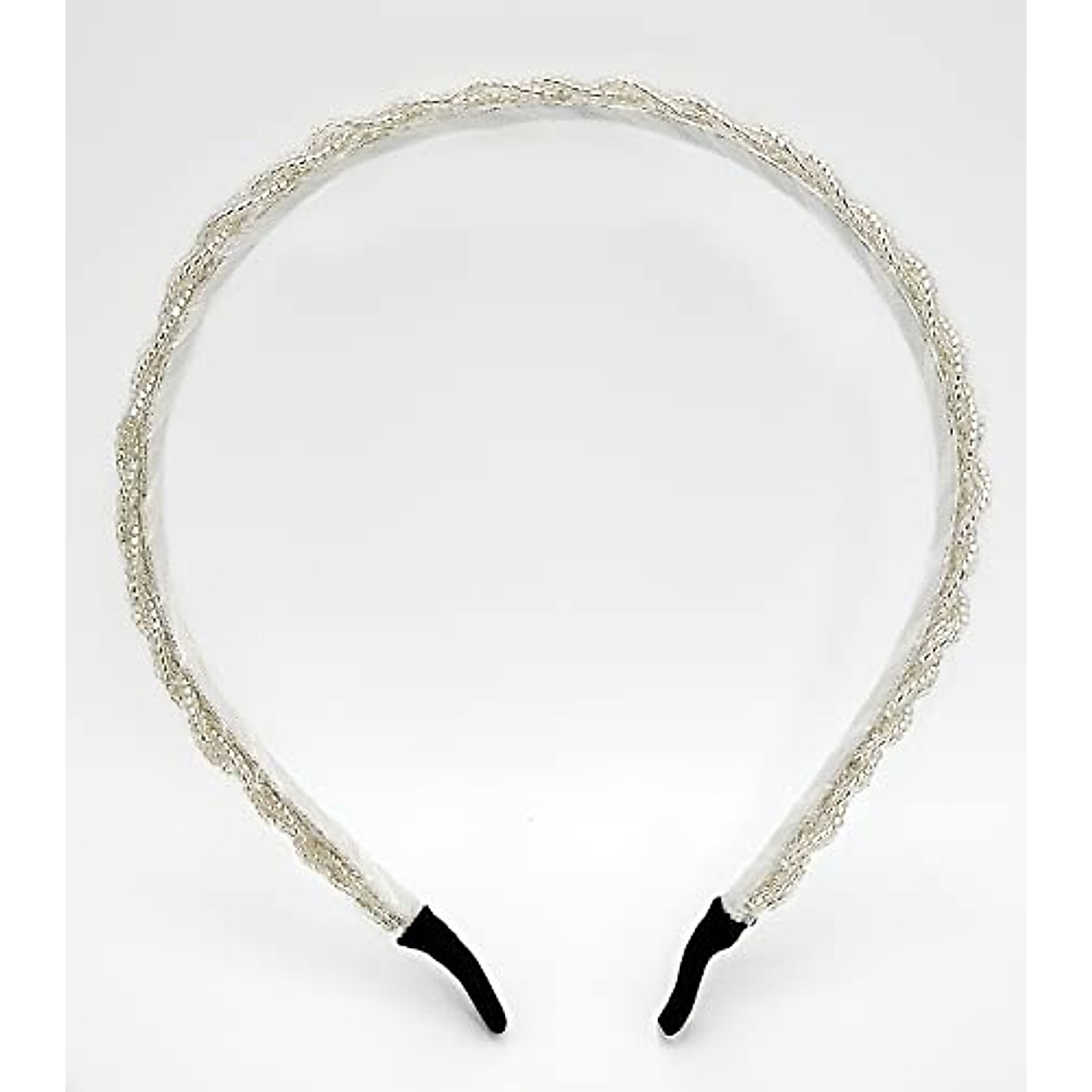 bodbop XINGZHE Crystal Hair Band for Women Headband Fashion Hair Bands Girls Beads Head Hoop Clips Metal Beaded Hairband Beauty Care Elegant Bling Headwear Accessory Wedding Bride