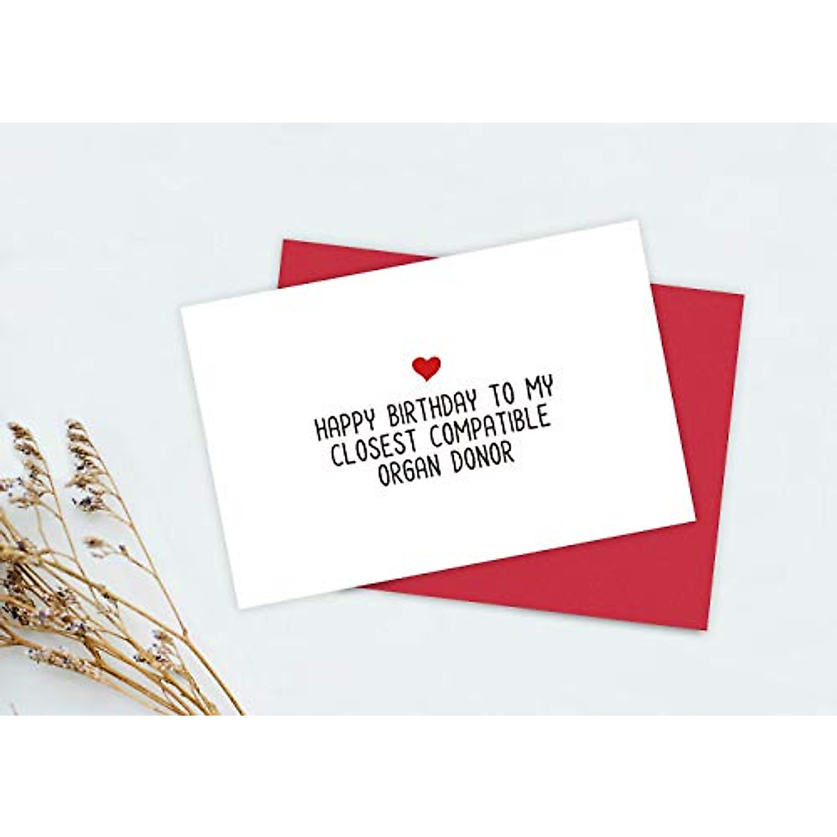 Happy Birthday To My Closest Compatible Organ Donor, Birthday Card for Brother Sister, Funny Birthday Card For Sibling Sis Bro Twin