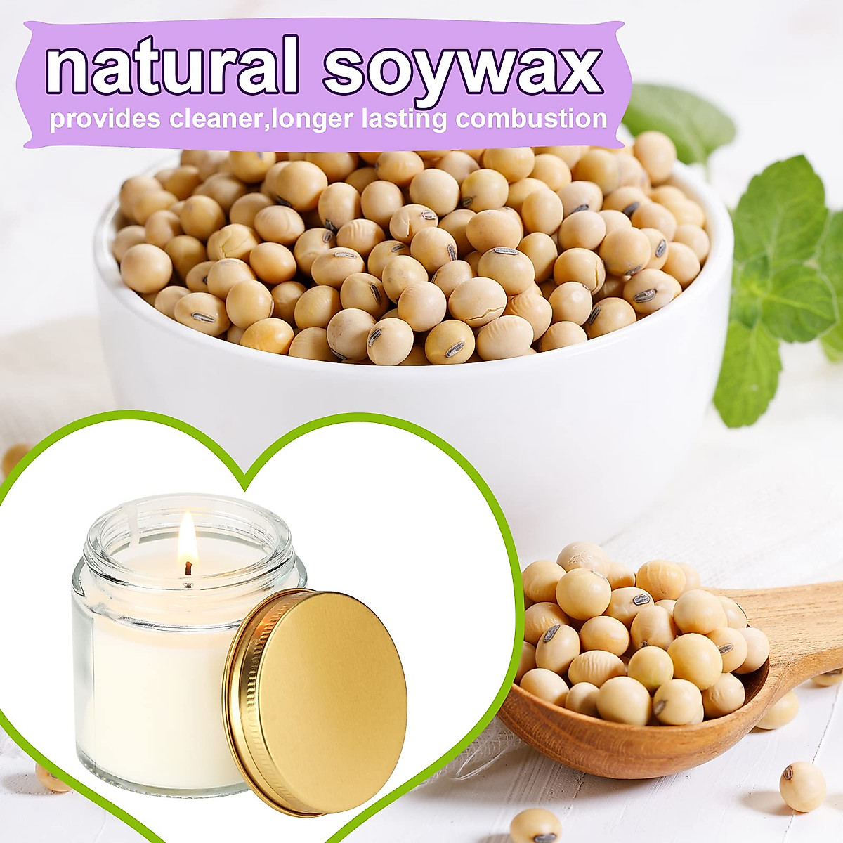 Jutom 72 Pack Mini Mason Jar Candles Bulk 4oz Small Lavender Scented Candles Stress Relief Aromatherapy Candles for Wedding Christmas Birthday Baby Showers Gifts Party Favors (Gold)