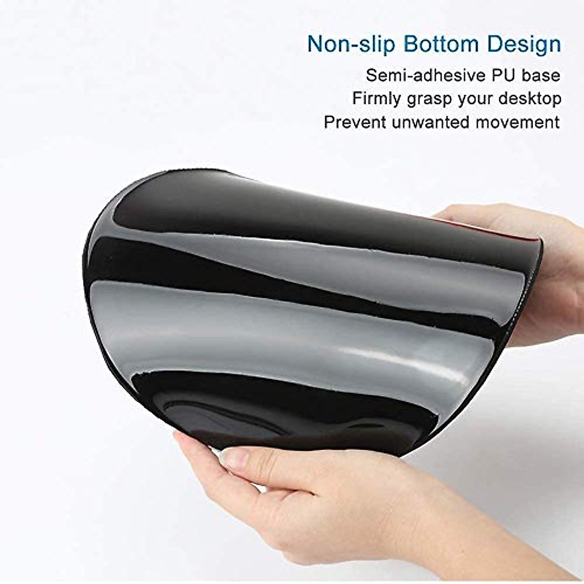 Mouse Pad with Wrist Support, Non Slip Mousepad Wrist Rest for Office, Computer, Laptop & Mac- Durable & Comfortable & Lightweight Ergonomic Support Mouse Mat (Pretty Marble-Wrist)