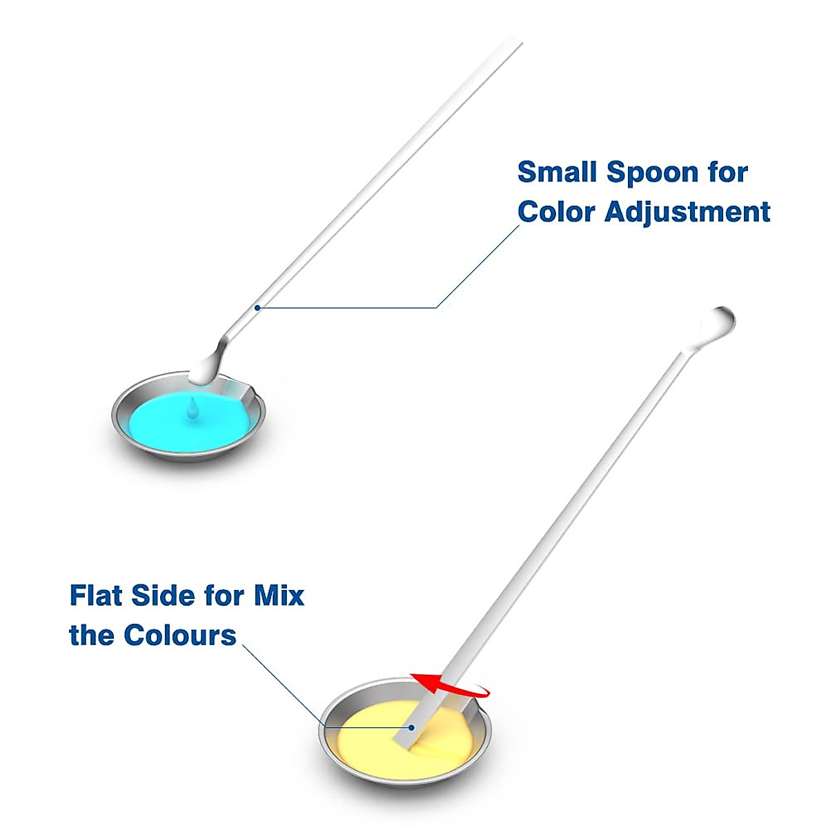 DIYESMART 12pcs Paint Tray, 2pcs Paint Stirrer and 10pcs 3ml Pipette Eyedroppers Suit for Airbrush Painting, DIY Art Craft Painting, Model Painting, Hobby Paint Building Tools, Lightweight…